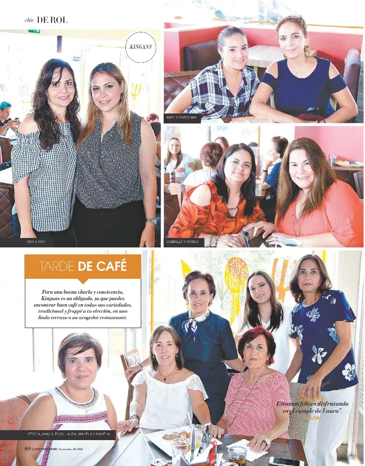 Charlas, sonrisas y café en Kingans - PressReader
