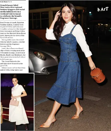 Dior takes regional style stars on Egypt visit - PressReader