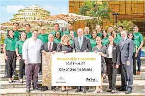 City of Dreams Manila cited for its commitment to sustainabl­e ...