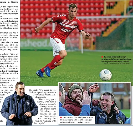 Lee swoops to seal Dale reunion at the Seasiders Bell still on board as Jarrow march on with ...