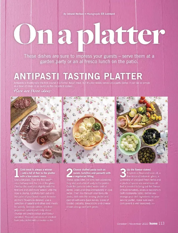 ANTIPASTI TASTING PLATTER - PressReader