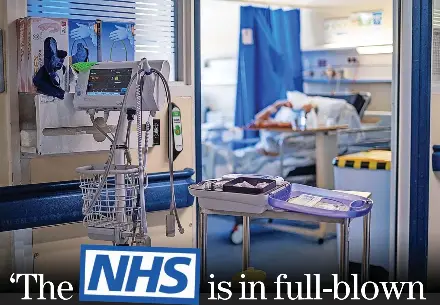 ‘The NHS is in full-blown crisis and all the metrics are going in the ...