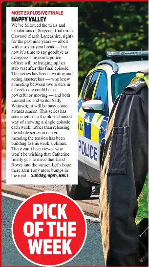 MOST EXPLOSIVE FINALE HAPPY VALLEY - PressReader