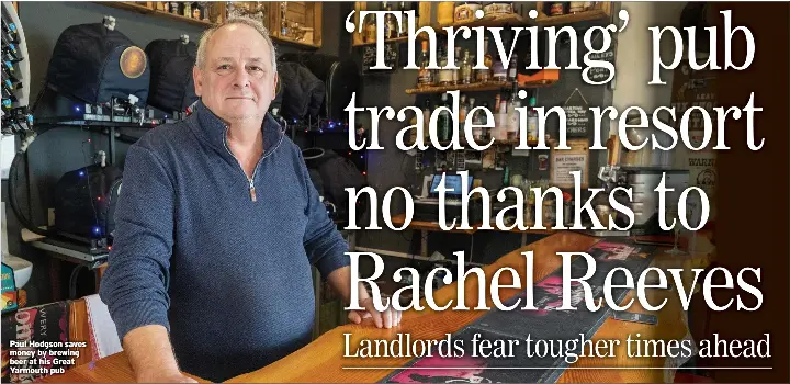 ‘Thriving’ pub trade in resort no thanks to Rachel Reeves - PressReader