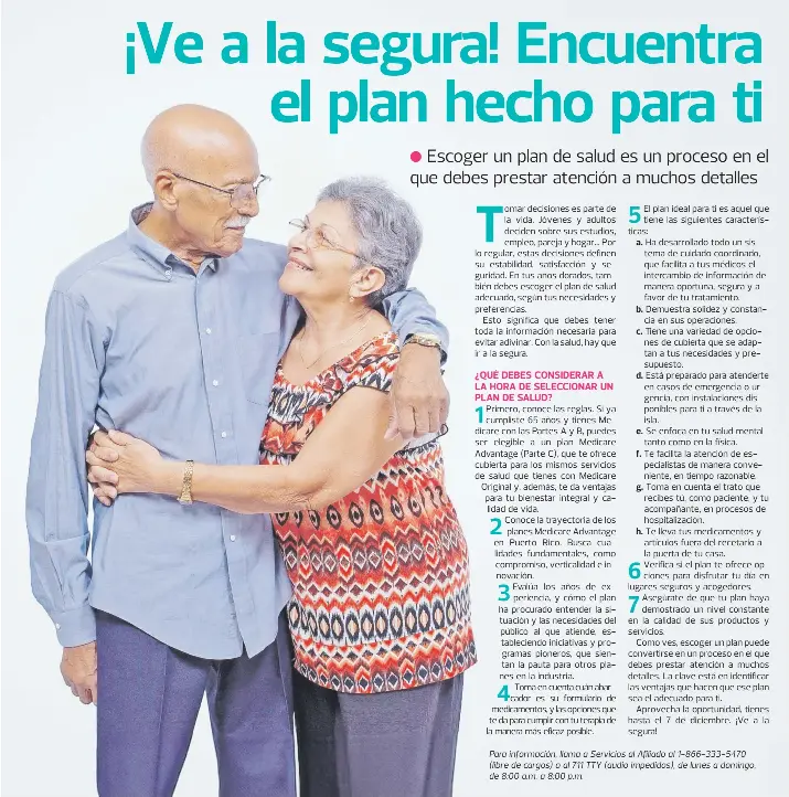 ¡Ve a la segura! Encuentra el plan hecho para ti - PressReader