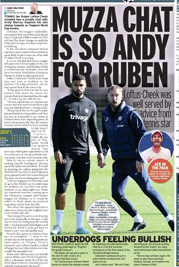 MUZZA CHAT IS SO ANDY FOR RUBEN - PressReader