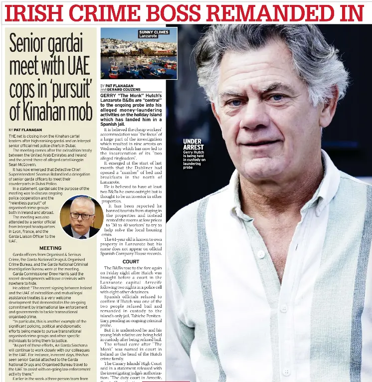 IRISH CRIME BOSS REMANDED IN - PressReader