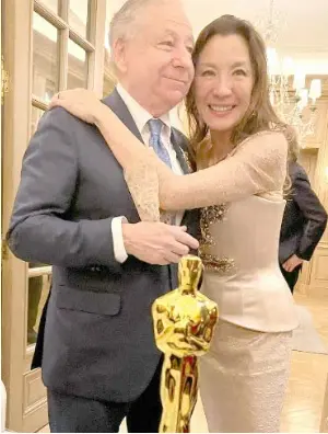 Michelle Yeoh, Jean Todt exchange vows 19 years later - PressReader