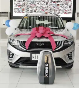 Geely PH awards brand-new Okavango to raffle winner - PressReader