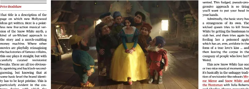 Snow White review - Disney’s exhausting­ly awful reboot axes the prince and makes the dwarves ...