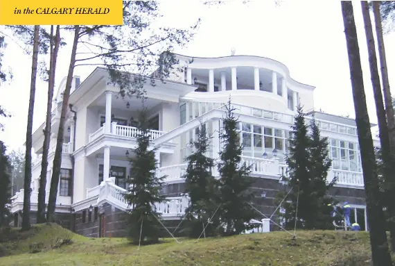 An opulent palace for Putin's secret mistress - PressReader