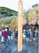 Sixth Tauroa coast pou unveiled - PressReader