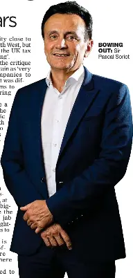 AstraZenec­a boss looks to step down - PressReader