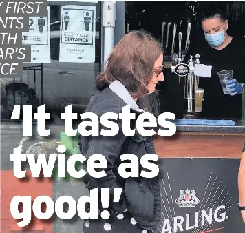 DRINKERS ENJOY FIRST HAND PULLED PINTS FOR WEEKS WITH NEW TAKEAWAY ...