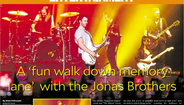 A ‘fun walk down memory lane’ with the Jonas Brothers - PressReader