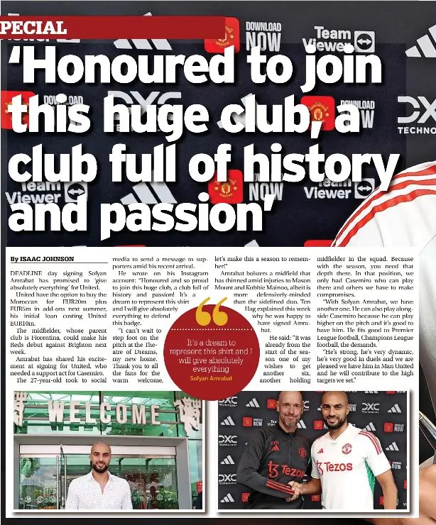 ‘Honoured to join this huge club, a club full of history and passion’ - PressReader