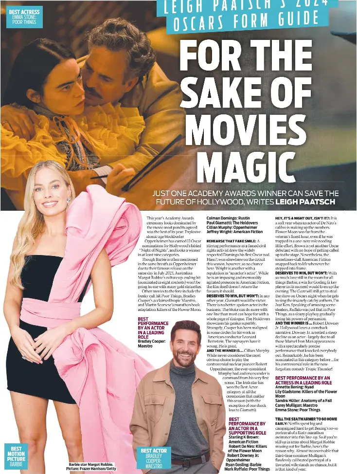 FOR THE SAKE OF MOVIES MAGIC - PressReader