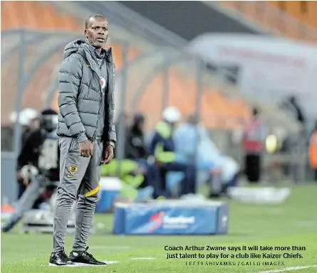 Zwane laments standard of SA football - PressReader