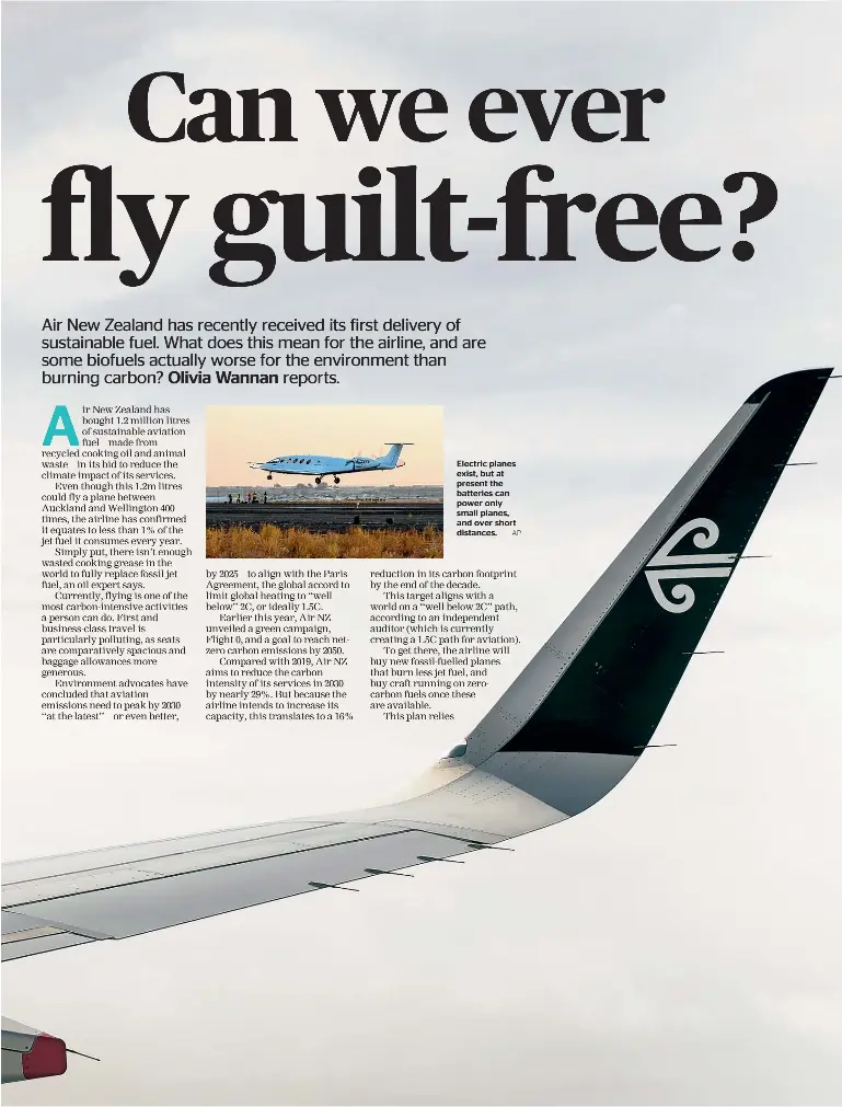 Can we ever fly guilt-free? - PressReader