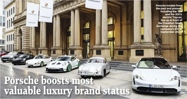 Porsche boosts most valuable luxury brand status - PressReader