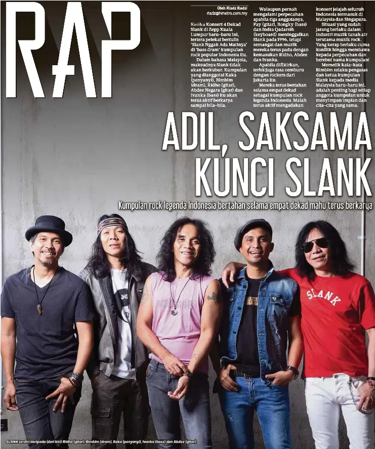 ADIL, SAKSAMA KUNCI SLANK - PressReader