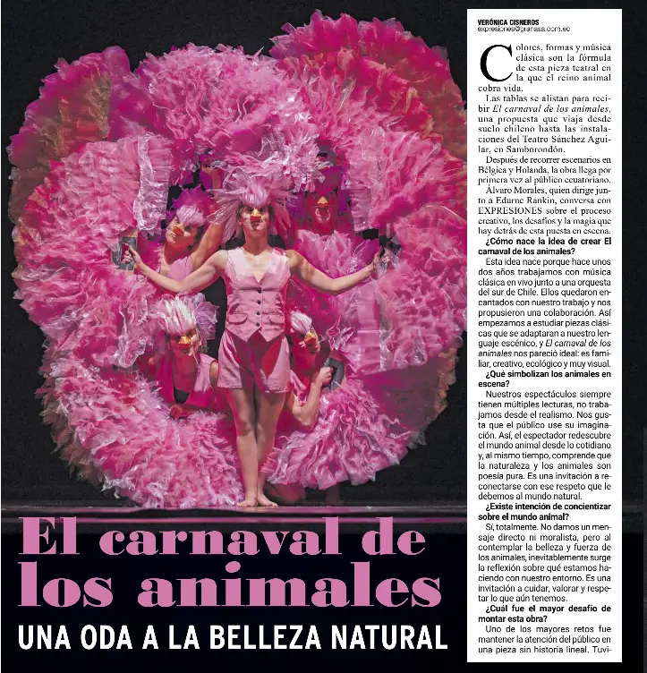El carnaval de los animales UNA ODA A LA BELLEZA NATURAL - PressReader
