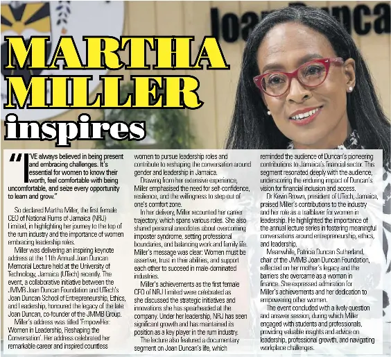MARTHA MILLER inspires - PressReader