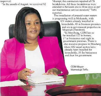 CDM Mayor briefs media on matters of interest - PressReader