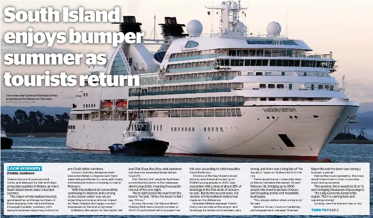 South Island enjoys bumper summer as tourists return - PressReader