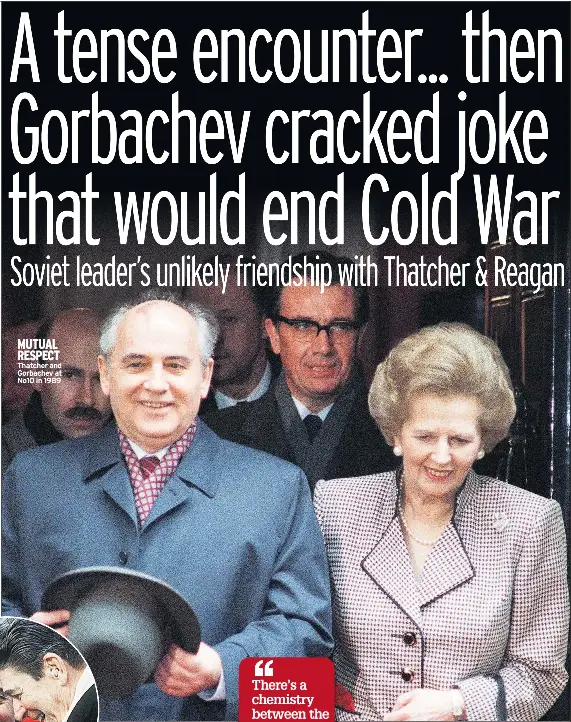 A tense encounter... then Gorbachev cracked joke that would end Cold War - PressReader