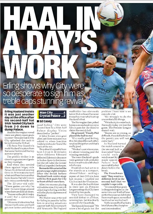 HAAL IN A DAY’S WORK - PressReader