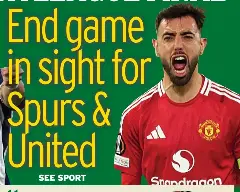 End game in sight for Spurs & United - PressReader