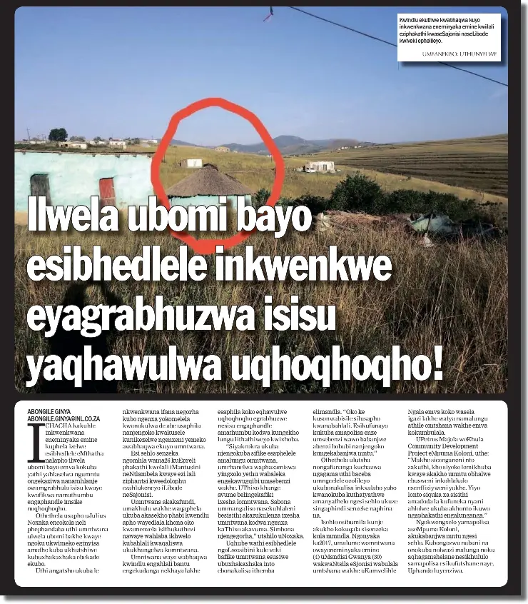 Ilwela ubomi bayo esibhedlel­e inkwenkwe eyagrabhuz­wa isisu yaqhawulwa ...