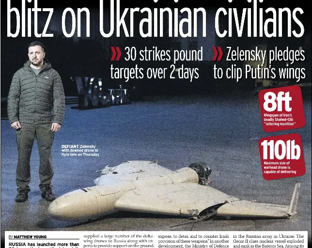 Russia’s kamikaze drone blitz on Ukrainian civilians - PressReader