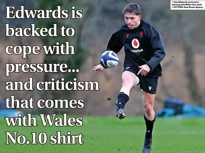 Edwards is backed to cope with pressure... and criticism that comes ...