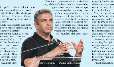 Big change is not starting now, but smaller steps will be taken ...