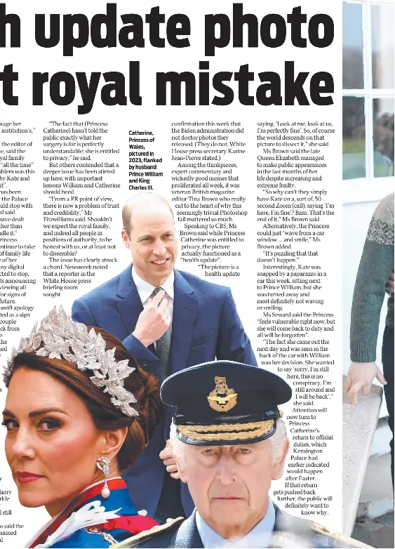 Health update photo a right royal mistake - PressReader