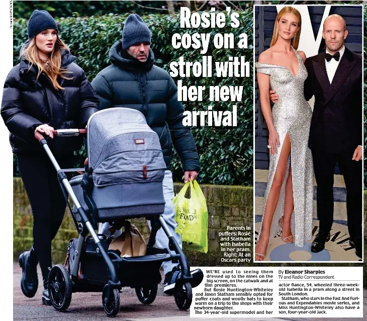 Rosie’s cosy on a stroll with her new arrival - PressReader