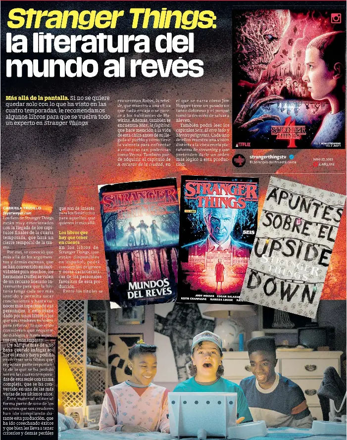 Stranger Things: la literatura del mundo al revés - PressReader