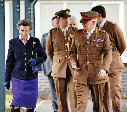 Princess Royal gives officers a history lesson - PressReader
