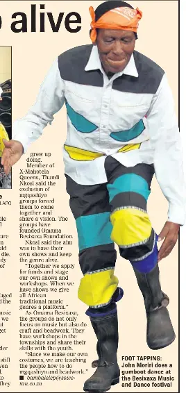 Keeping mgqashiyo alive - PressReader