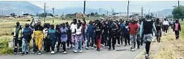 Ezibeleni residents demand action on roads and water - PressReader