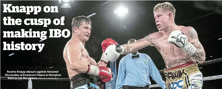 Knapp on the cusp of making IBO history - PressReader