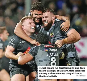 Chiefs edge out Gloucester for first Premiershi­p win - PressReader