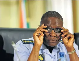 Marching orders on the table for defiant Phiyega - PressReader