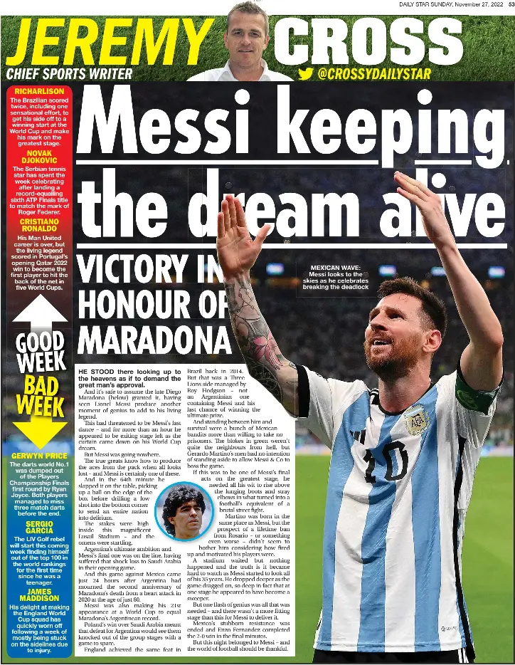 Messi keeping the dream alive - PressReader