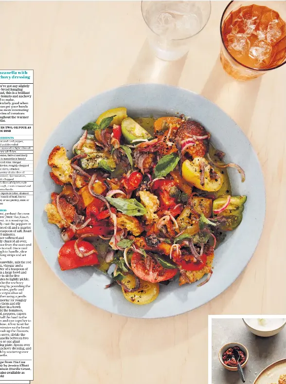 Panzanella with anchovy dressing - PressReader