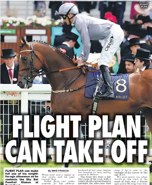 ALL OF TODAY’S TOP RACING TIPS FLIGHT PLAN CAN TAKE OFF - PressReader