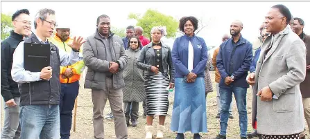 Works progressin­g at Phuzamoya on Strategic Fuel Reserve Facility ...