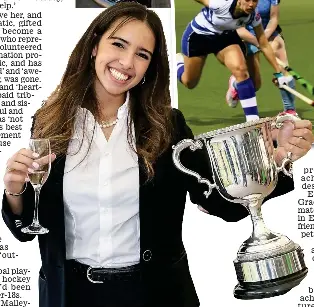 Amazing Grace was an England hockey star... and wanted to be a doctor like both her parents ...